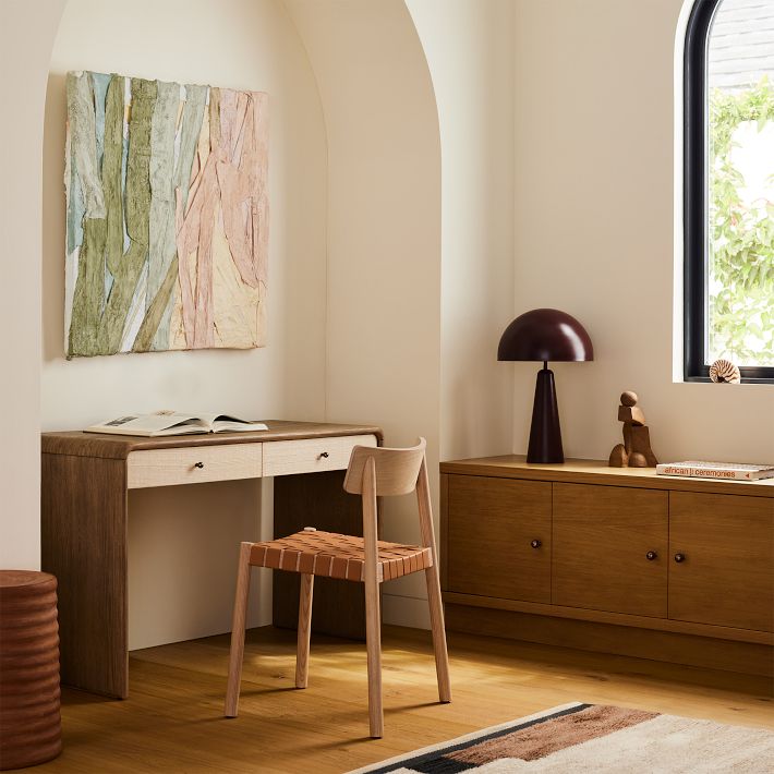 Modern Waterfall Desk (48") | West Elm