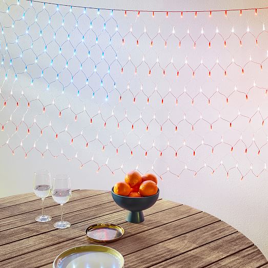 American Flag String Lights Wall Art | West Elm