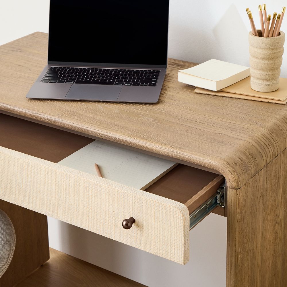 Modern Waterfall Mini Desk (36") | West Elm