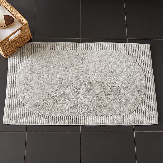 Plush Border Bath Mat | West Elm