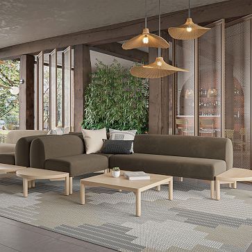 Platform Modular Sectional & Table | West Elm
