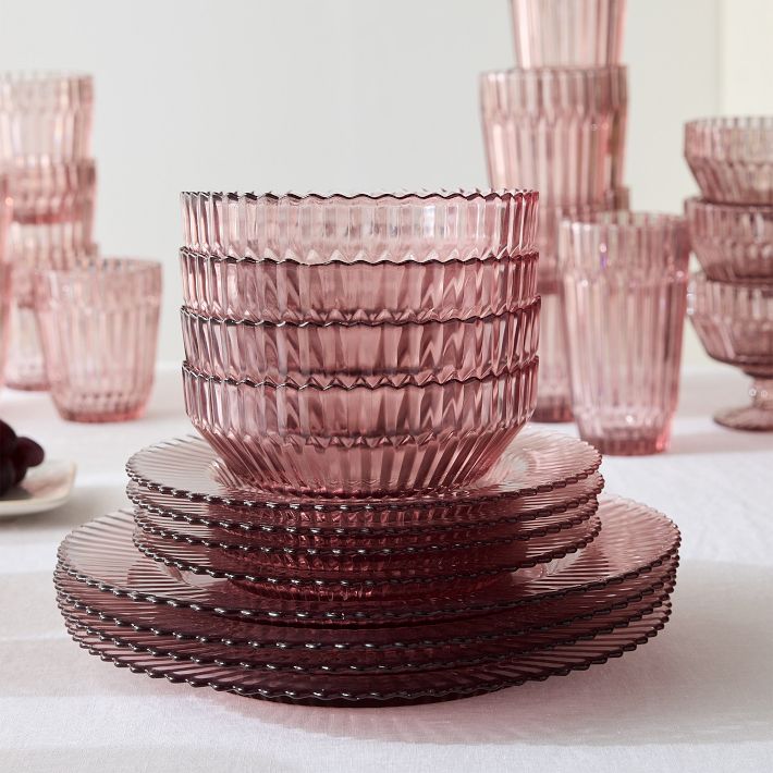 Archie Glass Dinnerware Collection | West Elm