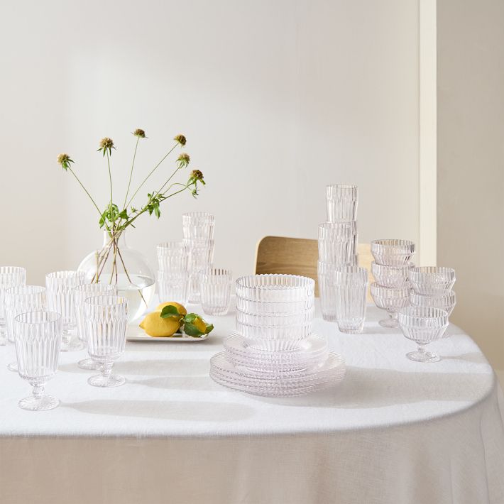 Archie Glass Dinnerware Collection | West Elm