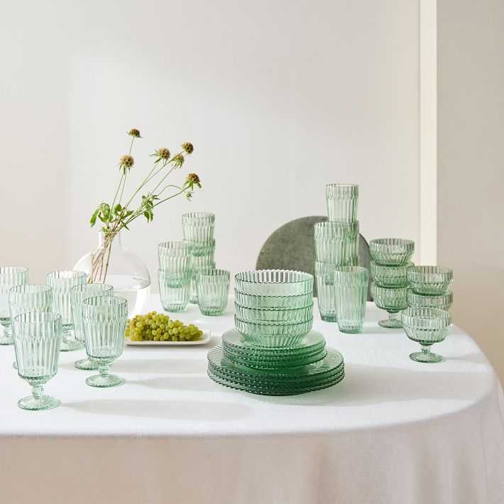 Archie Glass Dinnerware Collection | West Elm