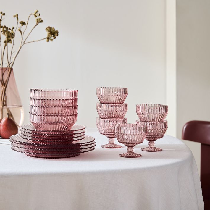 Archie Glass Dinnerware | West Elm