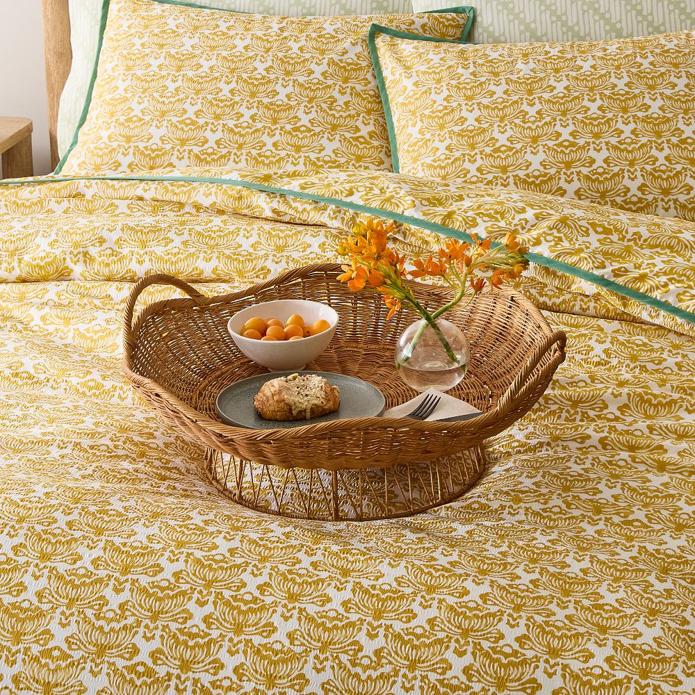 RHODE Wicker Bed Tray | West Elm