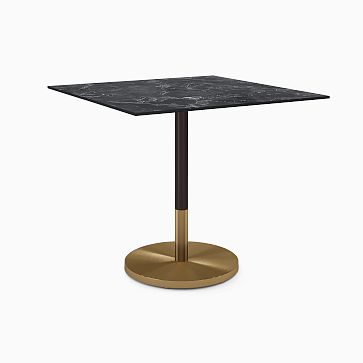 Orbit Restaurant Square Dining Table - Porcelain | West Elm