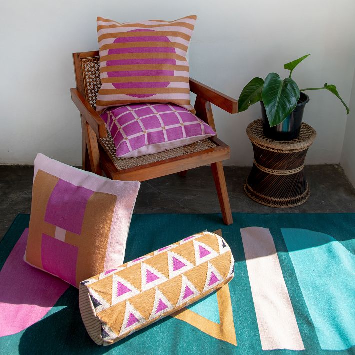 Leah Singh Barcelona Throw Pillow Cover | West Elm