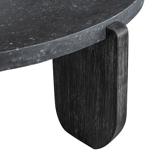 Round Interlocking Legs Coffee Table (36.5") | West Elm