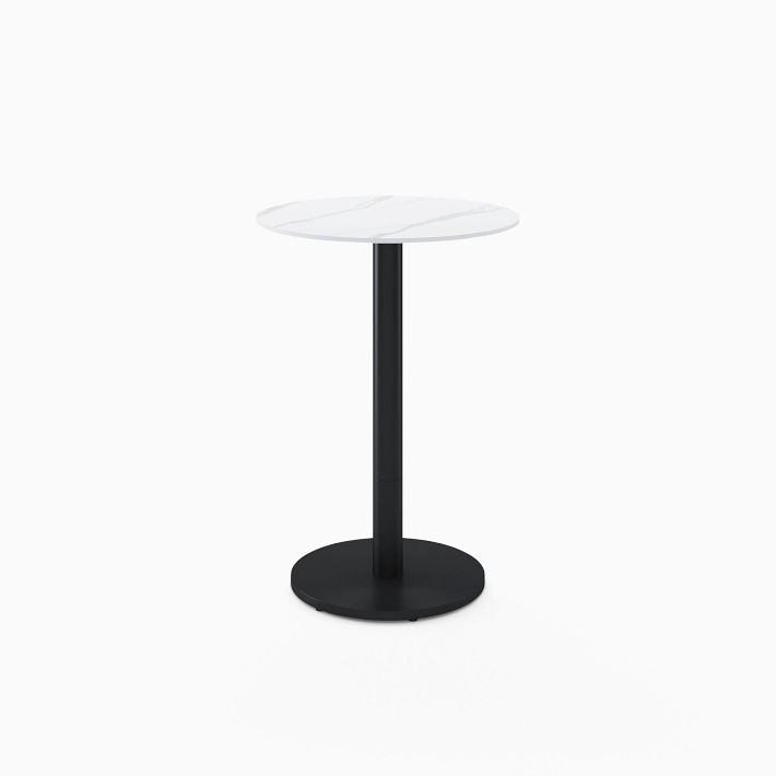 Orbit Restaurant Round Bar Table - Porcelain | West Elm