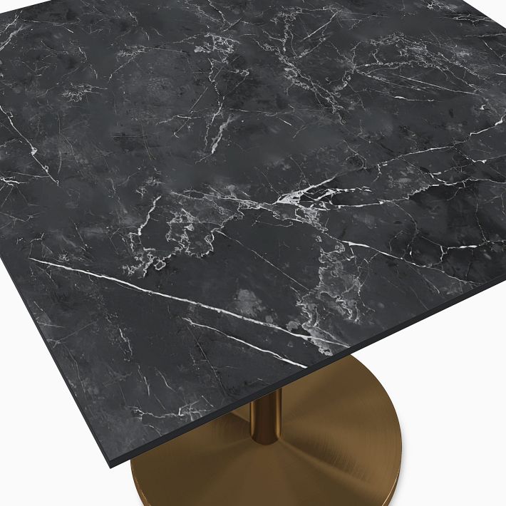 Orbit Restaurant Square Dining Table - Porcelain | West Elm