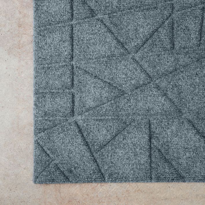 WaterHog Borderless Viewpoint Recycled Doormat | West Elm