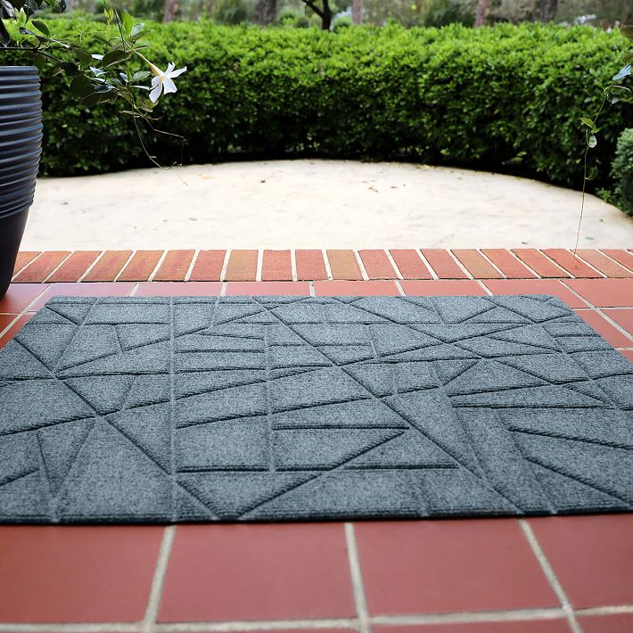 WaterHog Borderless Viewpoint Recycled Doormat | West Elm