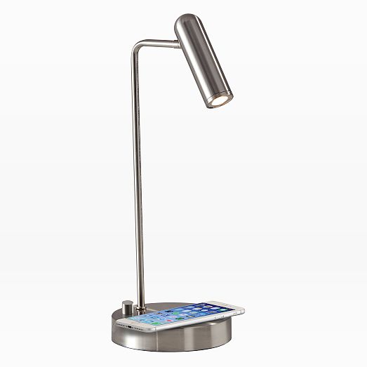Linear Metal LED Wireless Charging & USB Task Lamp | Modern Lighting ...
