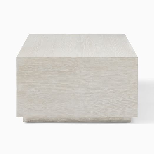Volume Plinth Coffee Table (50") - Wood | West Elm