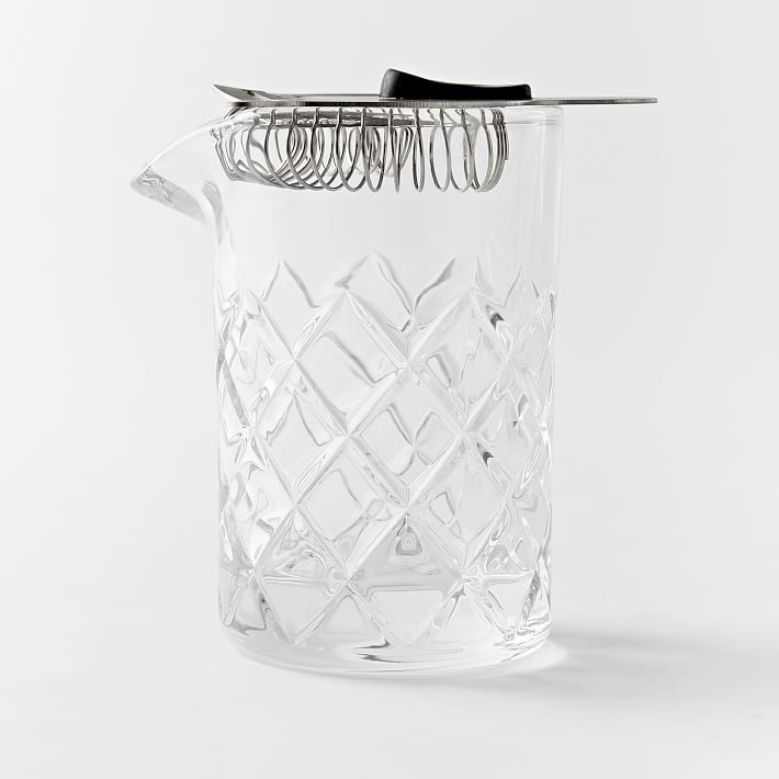 Essential Barware - Mixing Pitcher + Strainer, Bar Accessories | West Elm