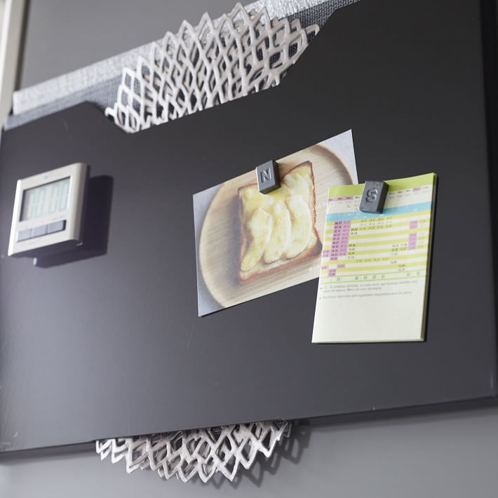 Yamazaki Tower Magnet Placemat Storage Holder | West Elm