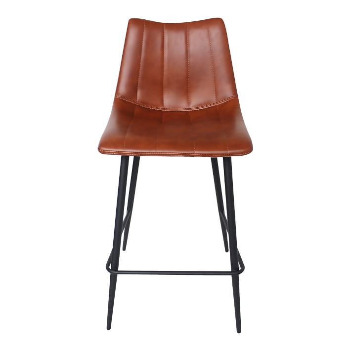 Modern Channeled Back Counter & Bar Stools | West Elm