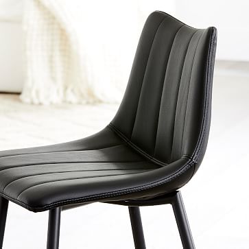 Modern Channeled Back Counter & Bar Stools (Set of 2) | West Elm