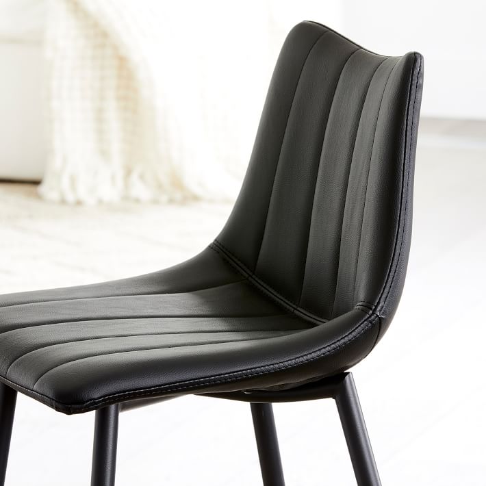 Modern Channeled Back Counter & Bar Stools | West Elm