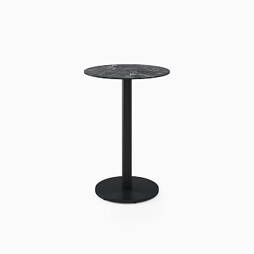 Orbit Restaurant Round Bar Table - Porcelain | West Elm