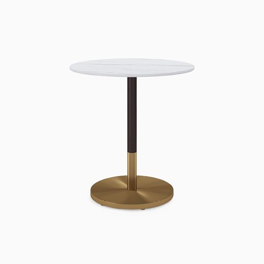 Orbit Restaurant Round Dining Table - Porcelain | West Elm