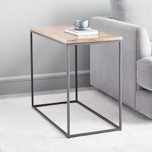 Streamline Side Table (28") - Wood | West Elm