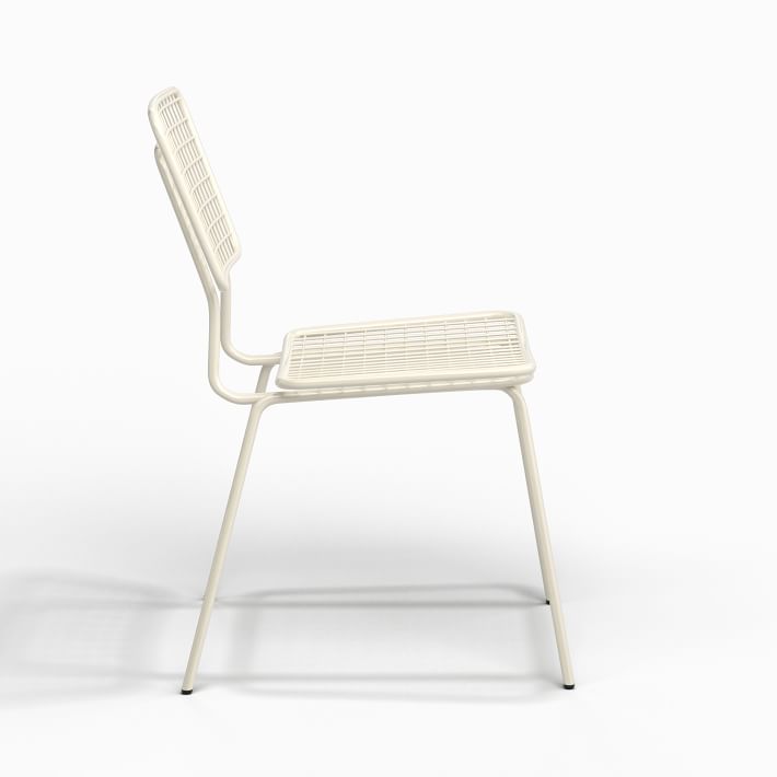 Grand Rapids Chair Co. Opla Outdoor Armless Chair | West Elm