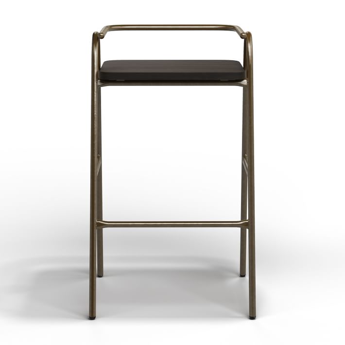 Grand Rapids Chair Co. Half Hurdle Bar Stool | West Elm