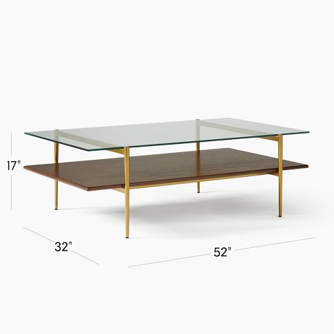 Mid-Century Art Display Coffee Table (46"–52") | West Elm