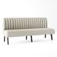 Novak Banquette - Vertical Channel Tufting | West Elm