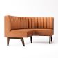 Novak Vegan Leather Banquette - Vertical Channel Tufting | West Elm
