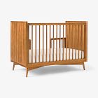 Mid-Century Convertible Baby Crib - Acorn | West Elm