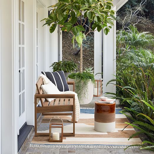 Desert Stream Outdoor Rug | West Elm