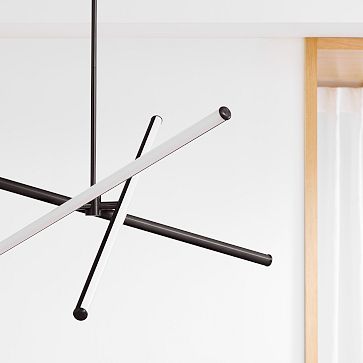 Light Rods LED Chandelier (38"–55") | West Elm
