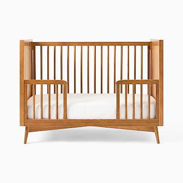 Mid-Century Convertible Baby Crib - Acorn | West Elm
