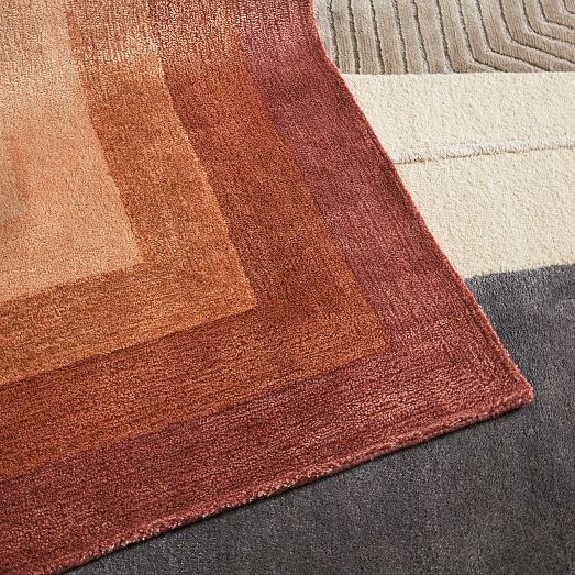 Ombre Border Rug | West Elm