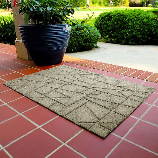 WaterHog Borderless Viewpoint Recycled Doormat | West Elm