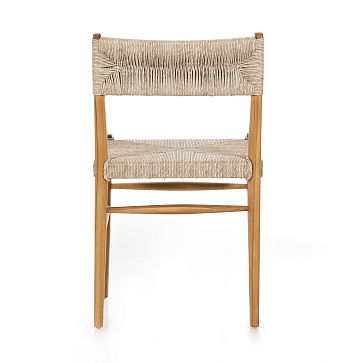 Woven Back Indoor/Outdoor Dining Chair (Set of 2) | West Elm