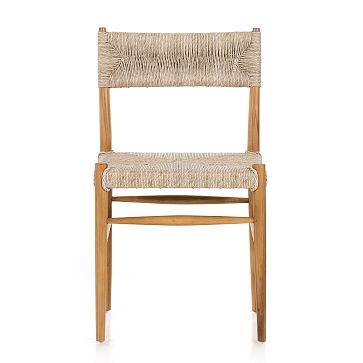 Woven Back Indoor/Outdoor Dining Chair (Set of 2) | West Elm