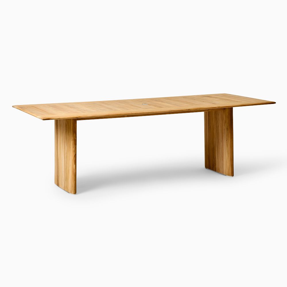 Anton Outdoor Teak Dining Table (72"–96") | West Elm