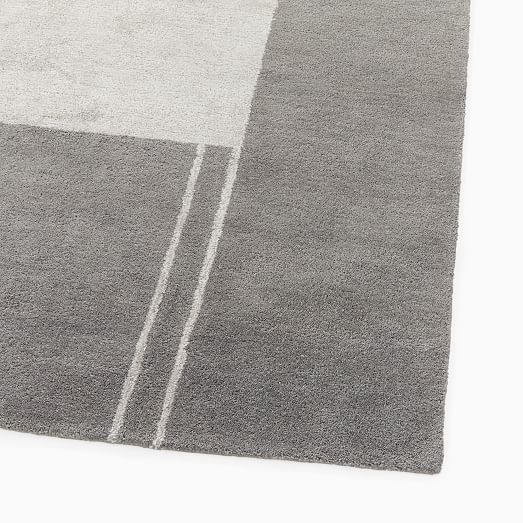 Colorblock Shine Rug | West Elm