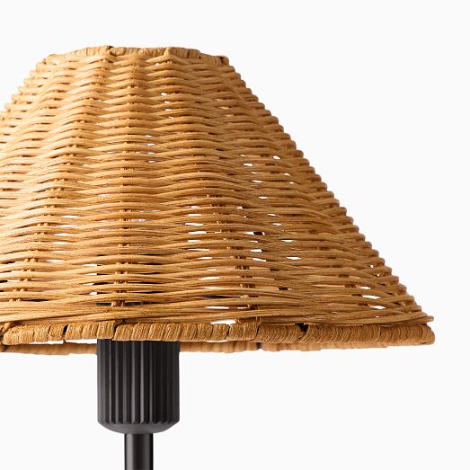 Beatrix Table Lamp (20.5") - Wicker Shade | West Elm
