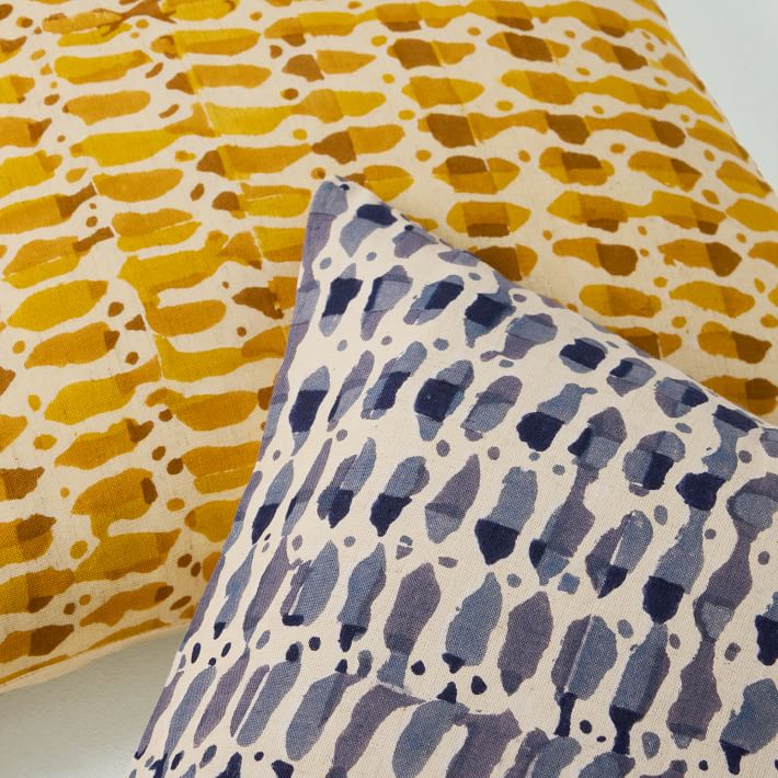 Happy Wave Pillow Cover | West Elm