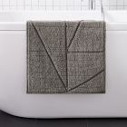 Triangle Sculpted Bath Mat | West Elm