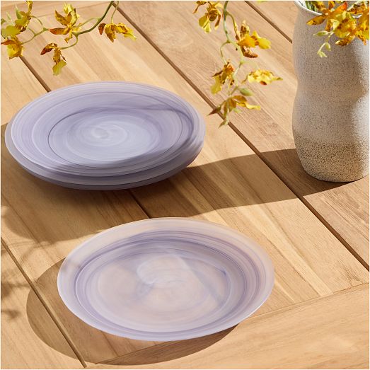 La Jolla Glass Salad Plate Sets | West Elm