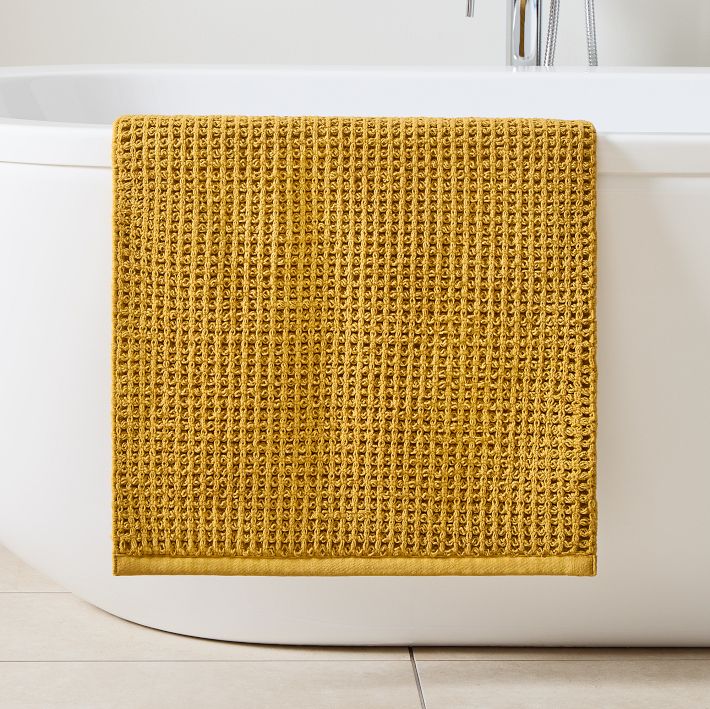 Plush Waffle Bath Mat | West Elm