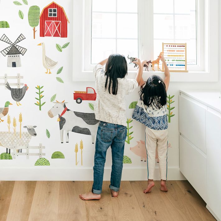 Mej Mej Modern Farm Peel & Stick Wall Decals | West Elm
