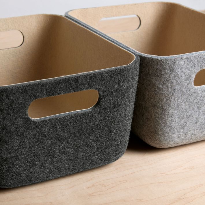 Folden Lane Felt Baskets | West Elm