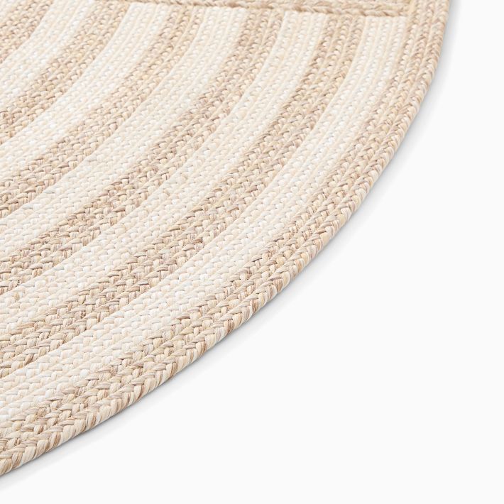 Striped Oblong Indoor/Outdoor Rug | West Elm